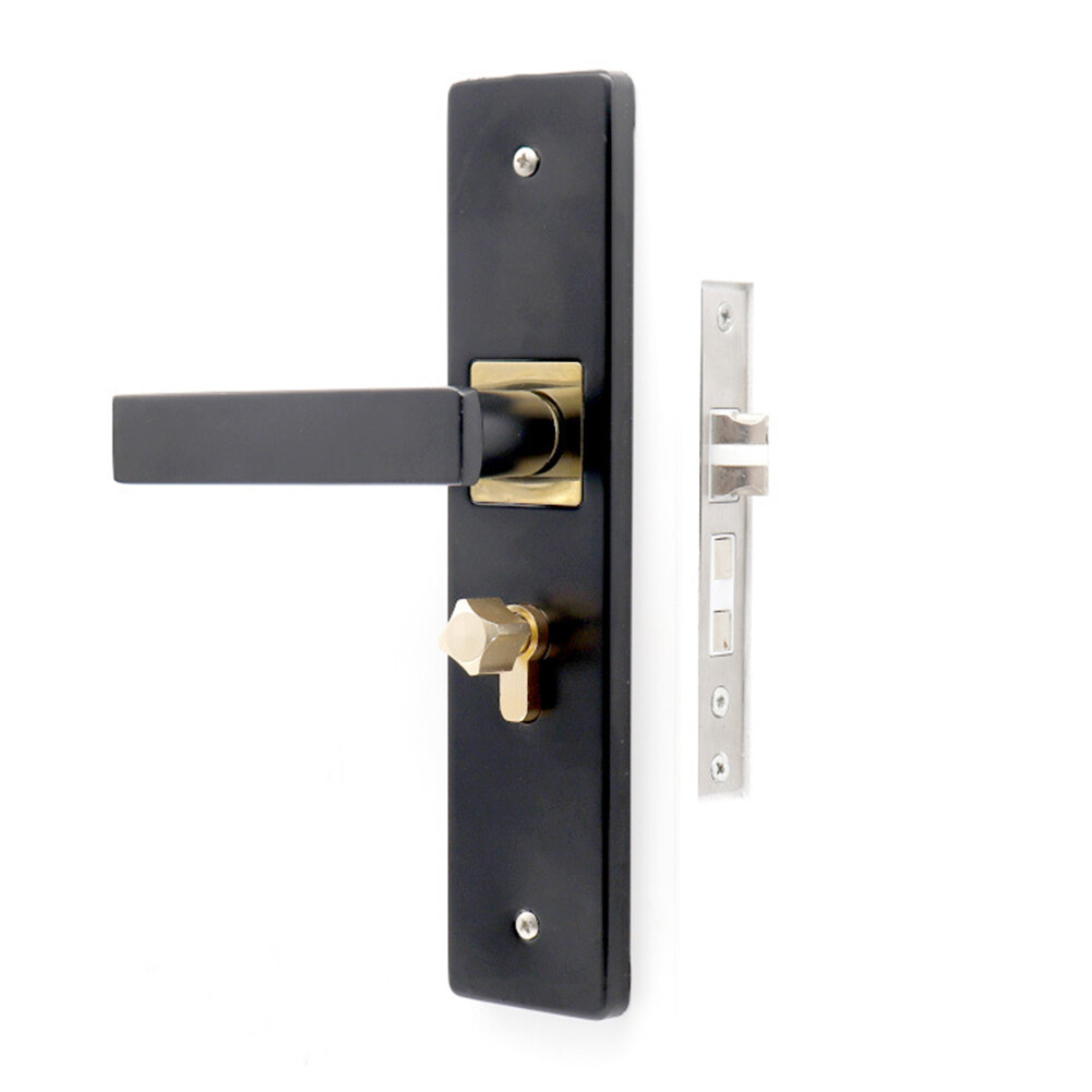 Durable Door Lock With Handle Ergonomic Easy Install For Bedroom 3 Keys ...