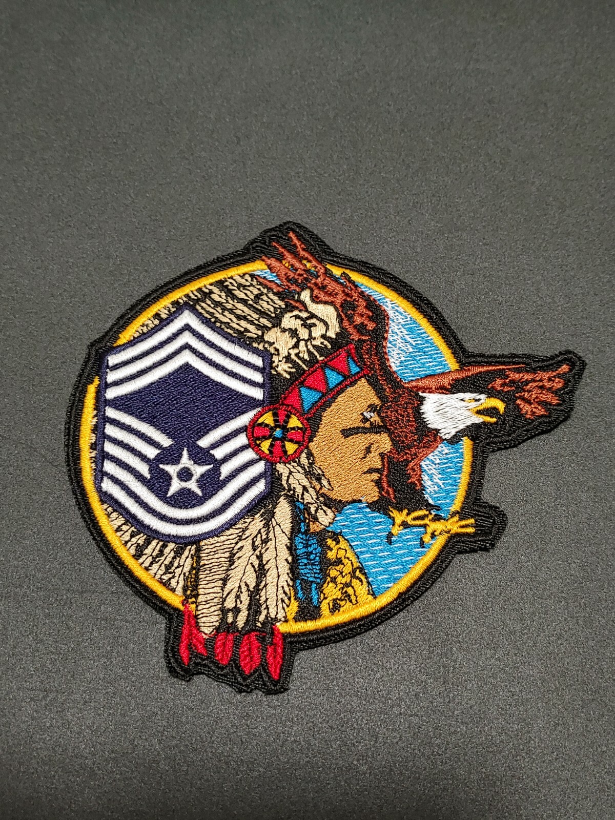 Chief master sergeant CMSgt - Patch, Full embroidery | eBay