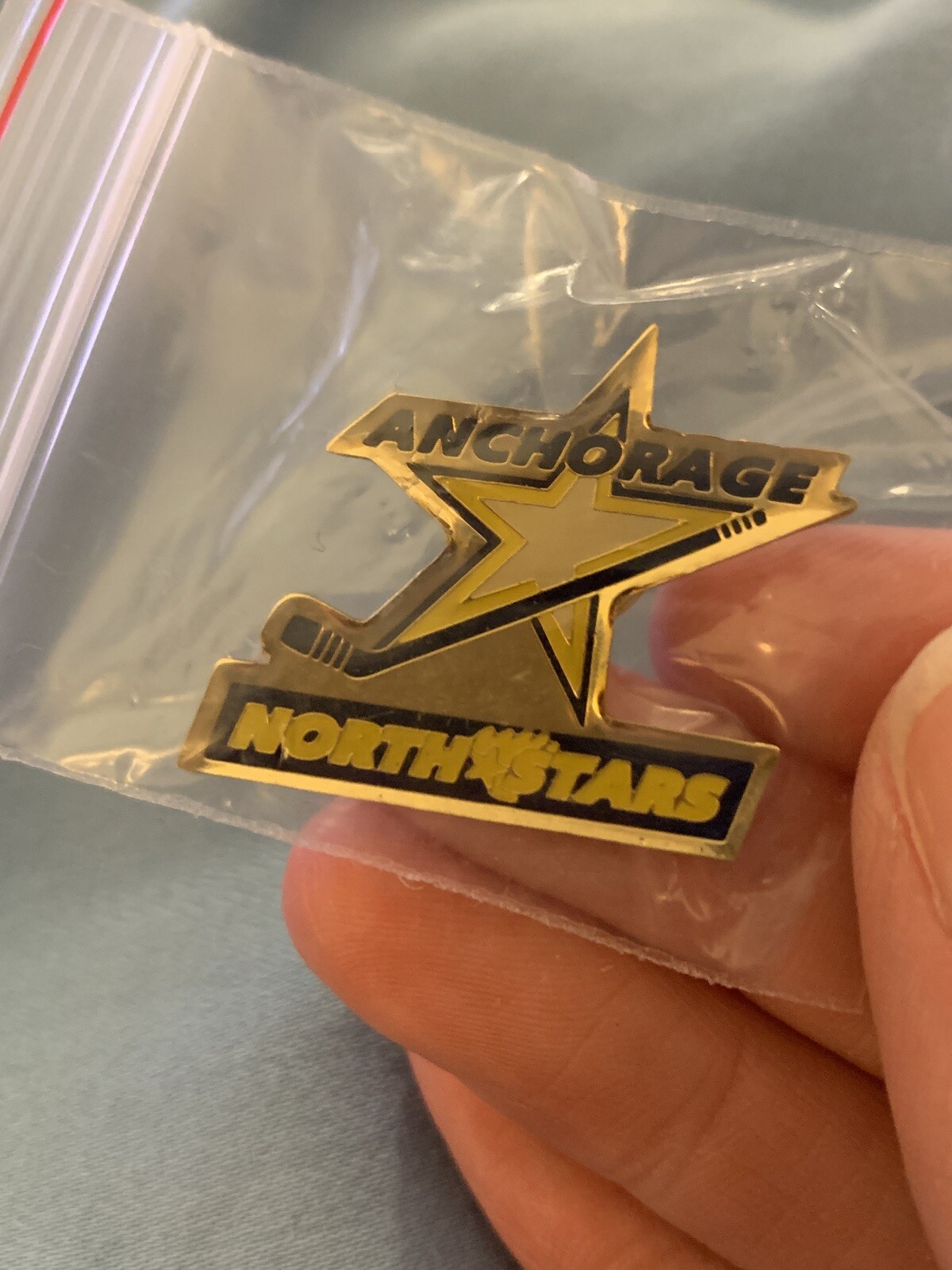 Vintage Anchorage North Stars Gold Tone Enamel Lapel Pin (GW3) | eBay