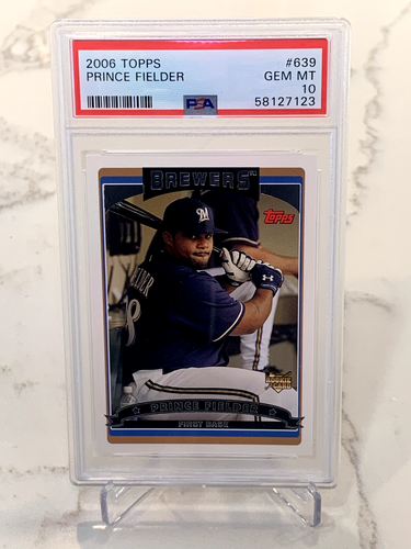 2006 Topps #639 Prince Fielder Rookie RC PSA 10 | eBay