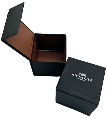2 x Coach Watch Box - GIft Box for Jewelry, Bag Charm Magnetic Close | eBay