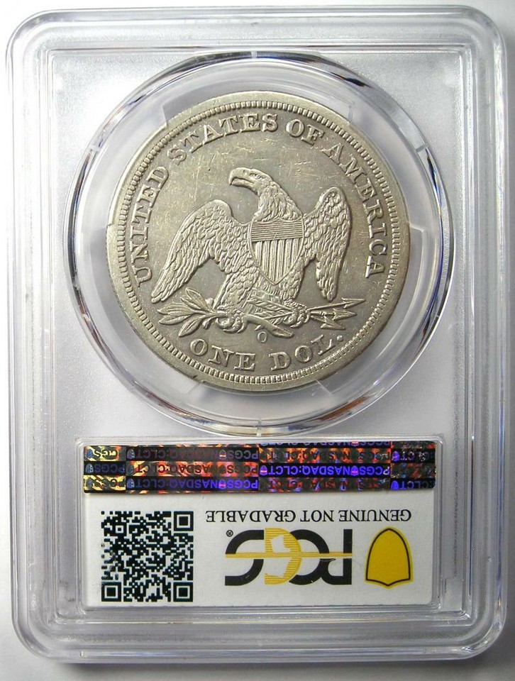 1850-O Seated Liberty Silver Dollar $1 - PCGS AU Details - Rare Early ...