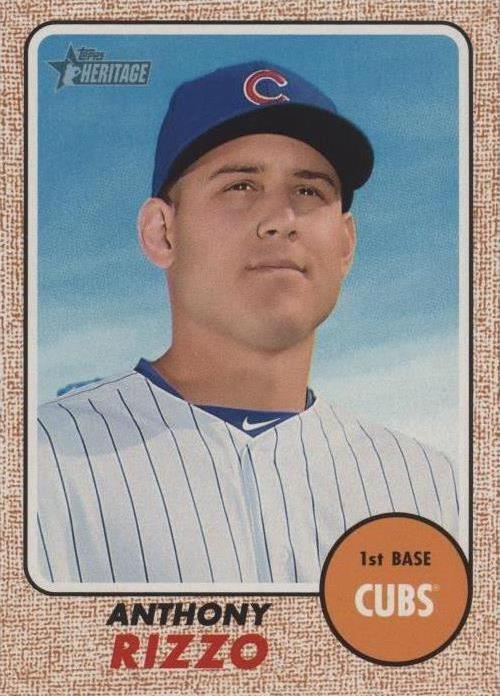 2017 Topps Heritage - Anthony Rizzo #410 for sale online | eBay