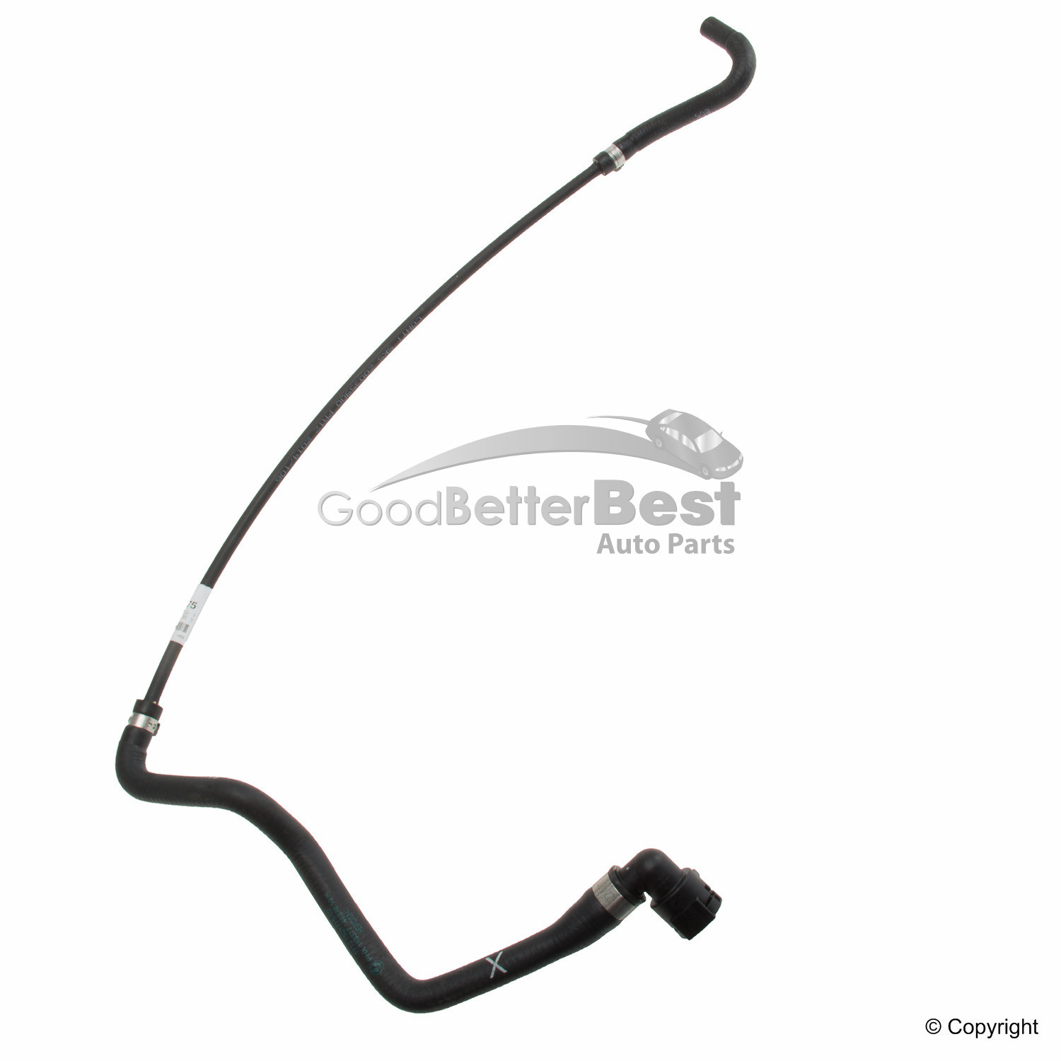 One New Genuine Engine Coolant Reservoir Hose 17127521775 for BMW | eBay