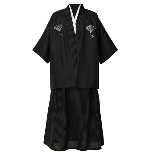 Men's Japanese Traditional Costume Samurai Men's Kimono Warrior Robe ...