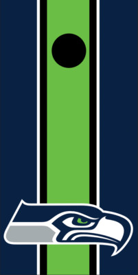 Seattle Seahawks (2PCS) Cornhole Board Wraps Decals Vinyl Sticker | eBay