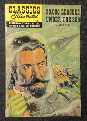 1968 CLASSICS ILLUSTRATED #47 VG+ 4.5 20,000 Leagues Under The Sea ...