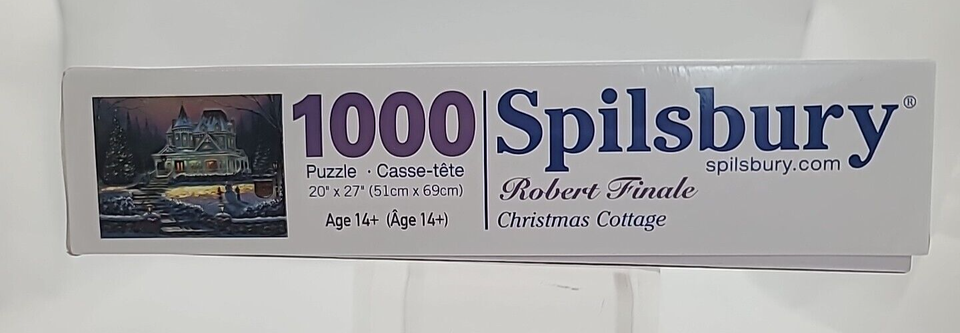 Spilsbury Jigsaw Puzzle 1000 Pieces Christmas Cottage Robert Finale ...