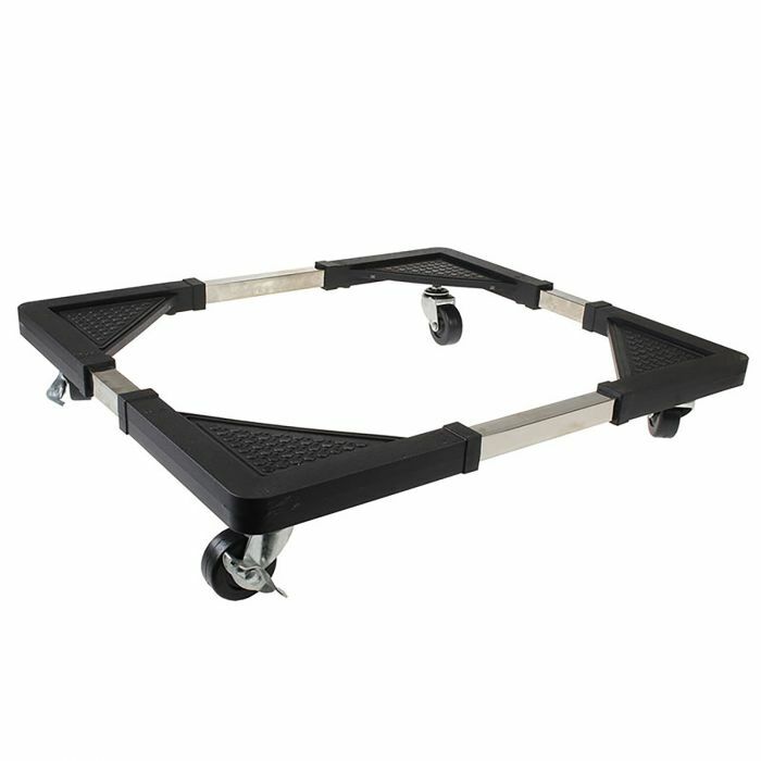 WASHING MACHINE ROLLERS SQUARE HEAVY DUTY WHEELED ADJUSTABLE TROLLEY ...