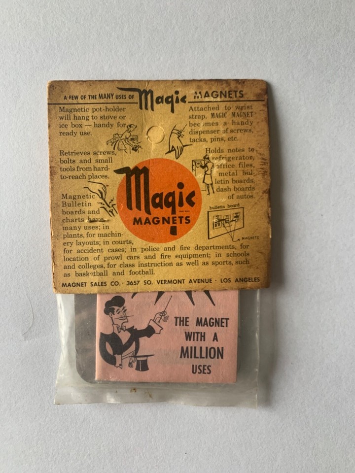 Vintage Magic Magnets NOS NEW OLD STOCK | eBay