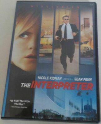 The Interpreter DVD (Nicole Kidman, Sean Penn) 25192583520| eBay