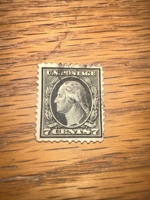 Vintage George Washington 7 Cent Stamp Black | eBay