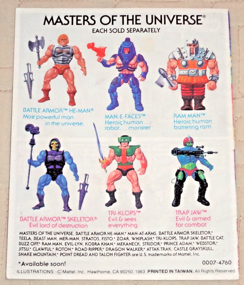 SIEGE OF AVION 1983 MASTERS OF THE UNIVERSE MINI COMIC BOOK MOTU HE-MAN ...
