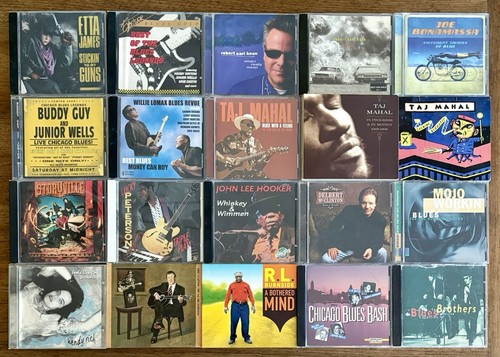 20 Blues CDs, Used, Taj Mahal, Buddy Guy, John Lee Hooker, The Blues ...