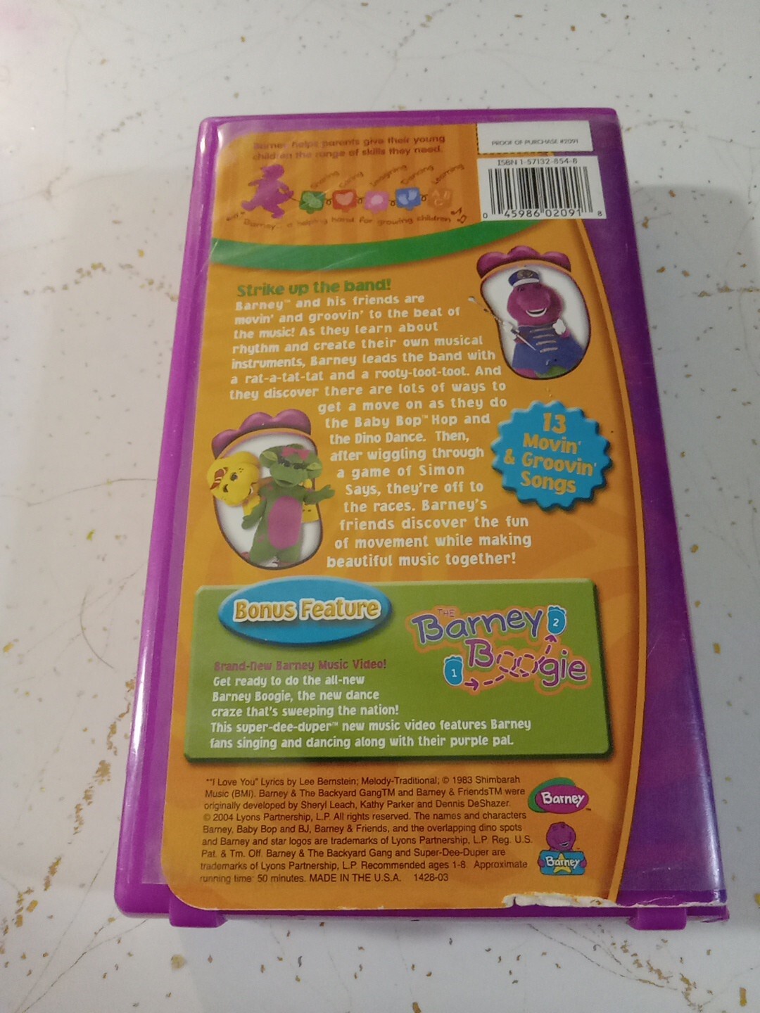 Barney - Movin and Groovin (VHS, 2004) | Grelly USA