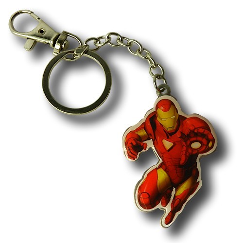 New Marvel Universe Flying Iron Man Avengers Keychain Disney Super Hero ...