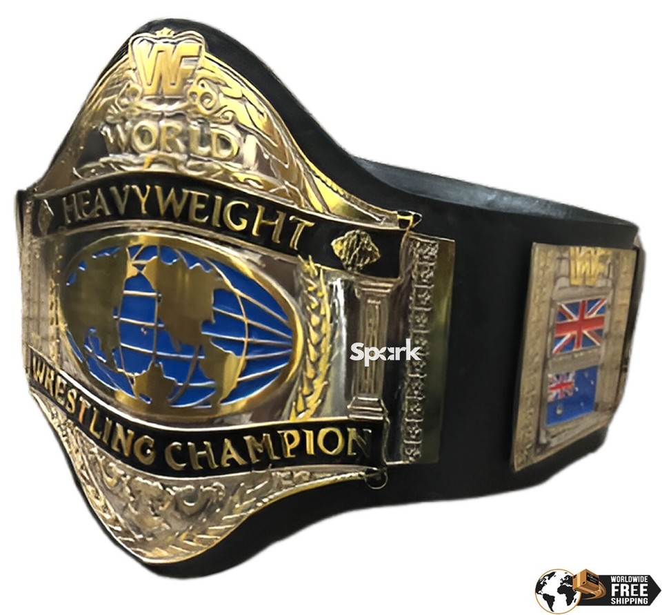 Hulk Hogan 86 World Heavyweight Wrestling Championship Title Replica ...