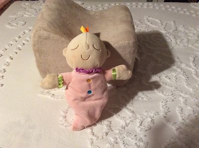Manhattan Snuggle Pod Plush Sweet Pea Baby Doll Pink Sleeper Soft Toy ...