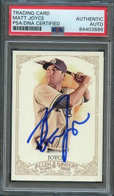 2012 Topps Allen & Ginter #83 Matt Joyce Signed Card PSA Slabbed Auto ...