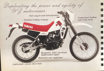 Yamaha genuine Product Information Guide DT125LC 1985 | eBay Australia