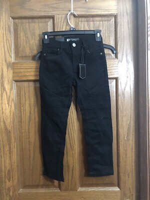 Denim & Rivets Black Jeans Boys 7 Ribbed knee Detail | eBay