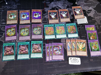 24 CARDS DECK FRIGHTFUR Tiger + FLUFFAL FUSION PENGUIN + MOUSE DPDG ...