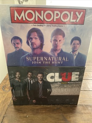 Supernatural Monopoly & Clue Board Game lot | eBay