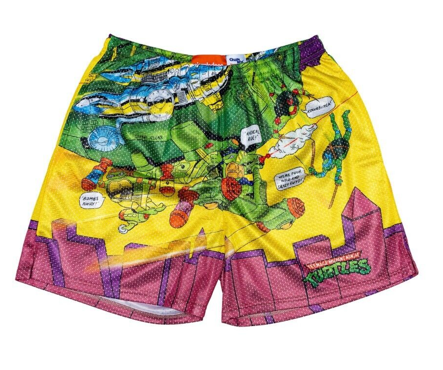 Chalk Line TMNT Blimp toy box art Shorts chalkline Mutant Ninja Turtles ...