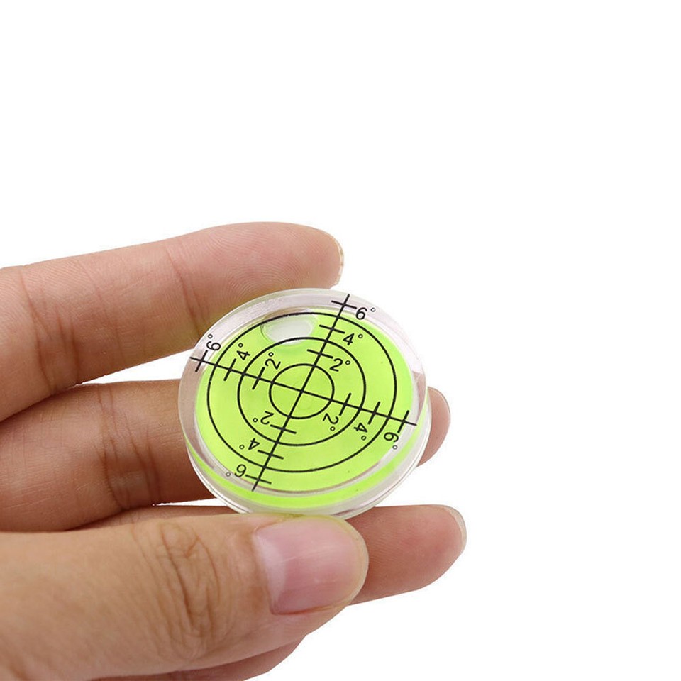 3x 32mm Bullseye Spirit Bubble Level Circular Level Bubble Horizontal ...
