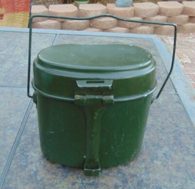 Romanian Military 2 pc. aluminum mess kit, good used condition, free ...