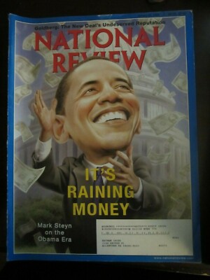 National Review Magazine January 2009 Obama It's Raining Money L45 | eBay