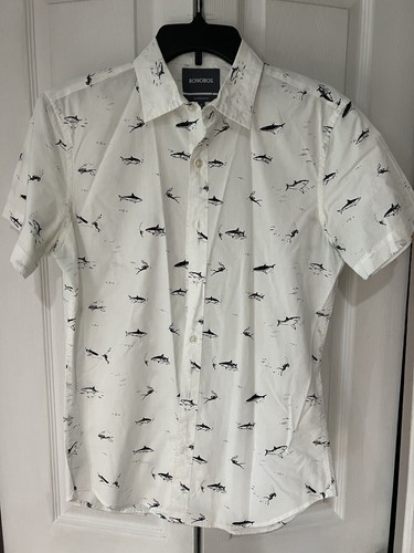 Bonobos Men's Shark Scuba Button Front Resort Hawaiian Summer S Shirt ...