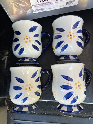 Temptations Old World Blue By Tara Cup/ Mug Size 14oz Set Of 4 | eBay