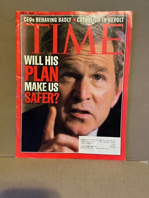 Time Magazine June 17,2002 George Bush | eBay