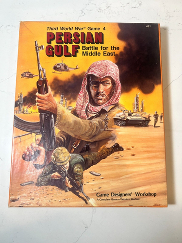 GAME DESIGNERS PERSIAN GULF BATTLE FOR THE MIDDLE EAST GAME 4 1986 | eBay