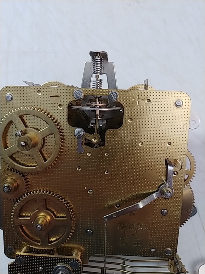 WELBY ELGIN WESTMINSTER CHIME MANTLE CLOCK MOVEMENT 340-020 & KEY | eBay