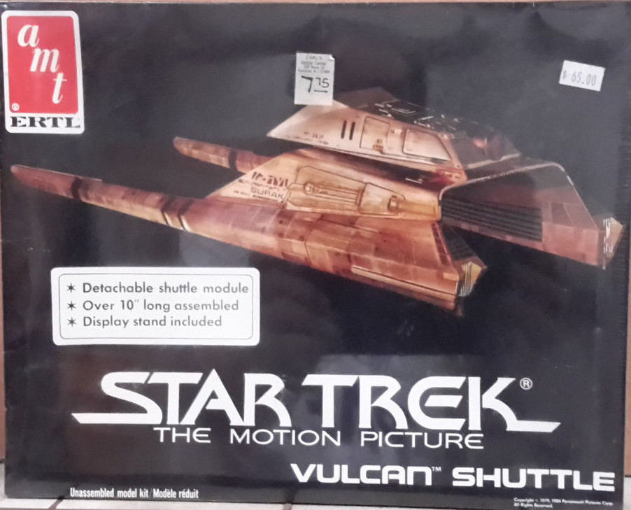 Vintage STAR TREK:TMP Vulcan Shuttle Model Kit-AMT (STMO-6679) | eBay