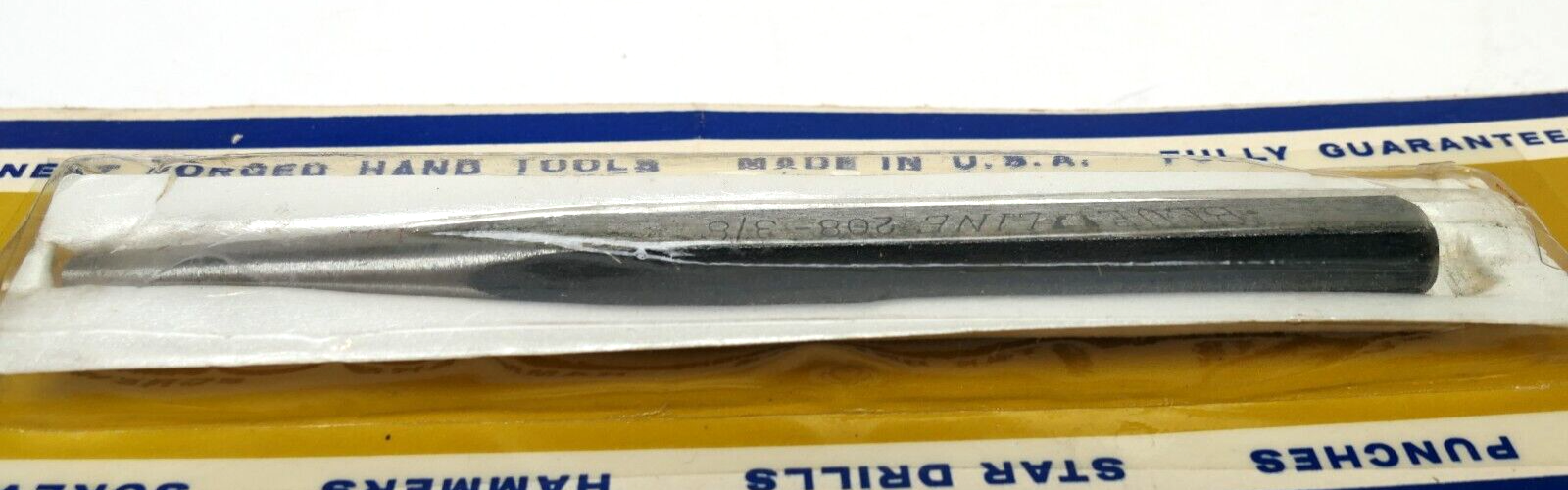 RARE Vintage H-P Tool Blue Line 3/8" Solid Punch Hand Tool BP208 5 ...