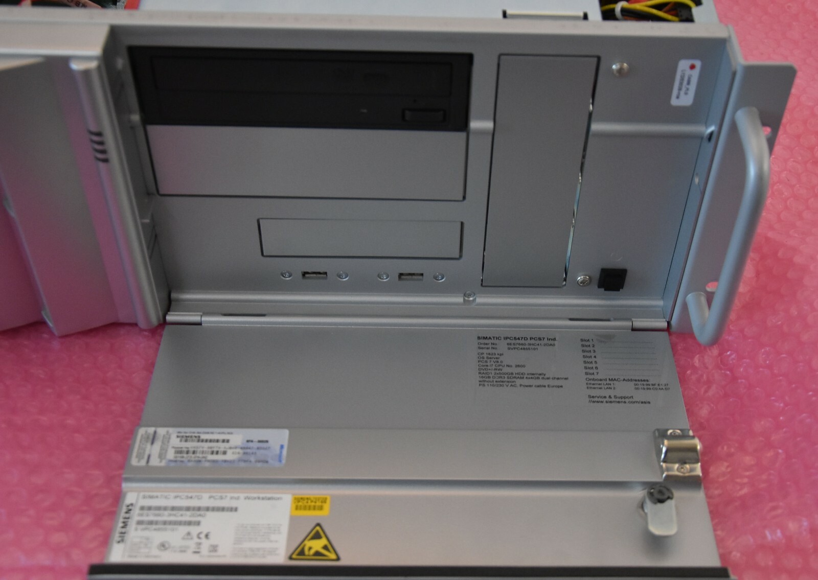Siemens Simatic IPC547D PSC7 Ind. Workstation Typ: 6ES7 660-3HC41-2DA0 ...