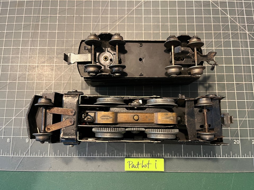 Marx Train 999 Diecast Locomotive Engine & 3/16th Scale Wedge Tender ...
