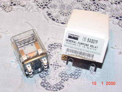 Dayton Electric General Purpose Relay 5X837F 10A 24Vac Socket Mount, 11 ...