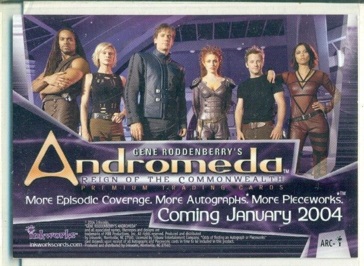 PROMO CARD-ANDROMEDA-REIGN OF THE COMMONWEALTH-#ARC-i INTERNET-2004 ...