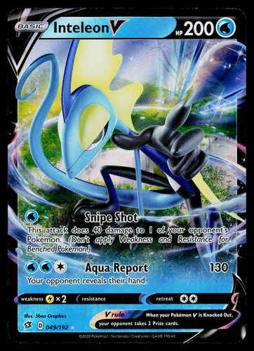 INTELEON V 049/192 REBEL CLASH POKEMON TCG | eBay