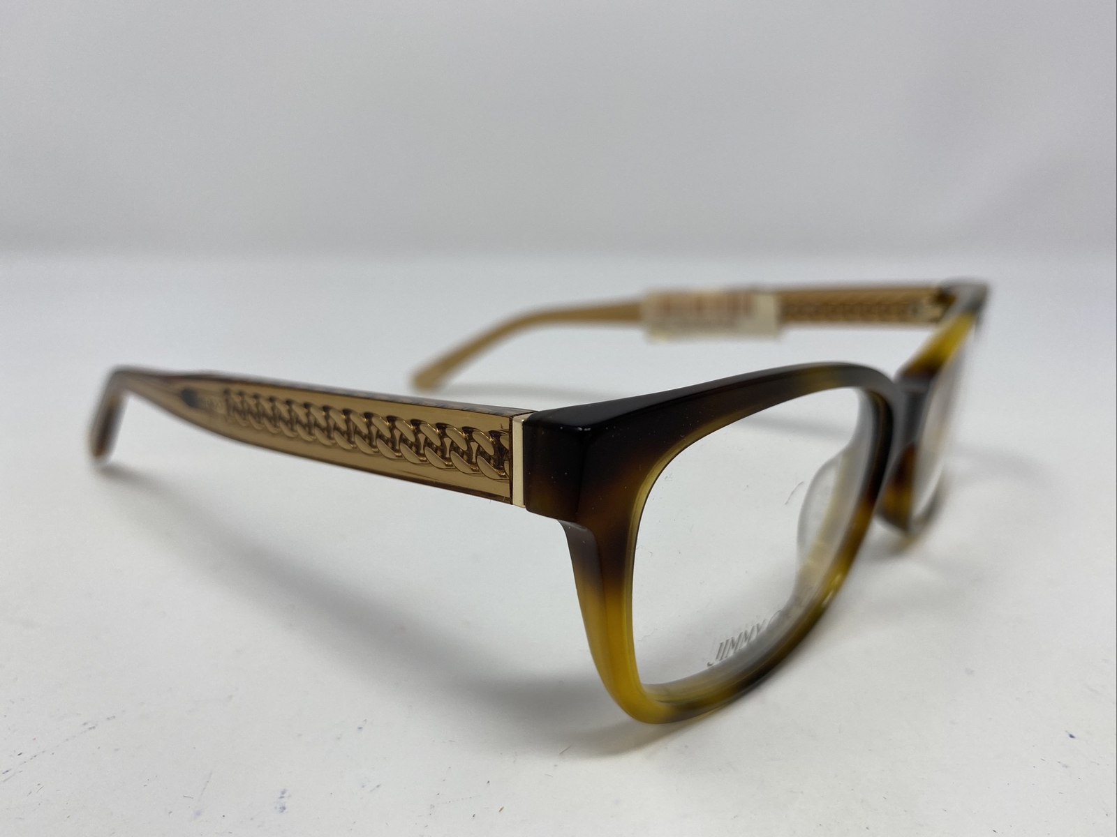 Jimmy Choo Italy JC193 XLT 52-16-140 Havana/Beige Full Rim Eyeglasses ...