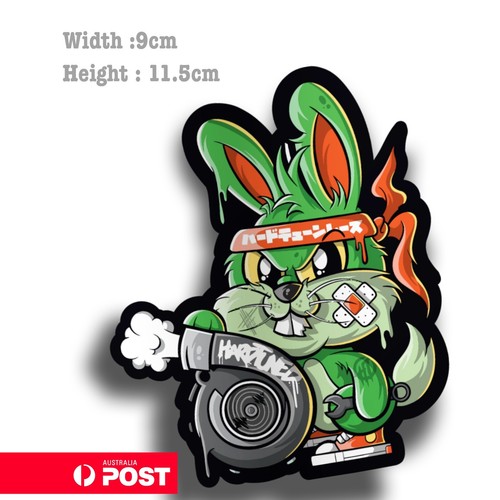 Hard Tuned Turbo Angry Bunny, Turbo, JDM, Mitsubishi, Supra Sticker | eBay