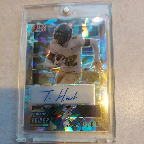 2024 Leaf Metal IPO auto Pro Set Power Crystal TRAVIS HUNTER! Numbered ...