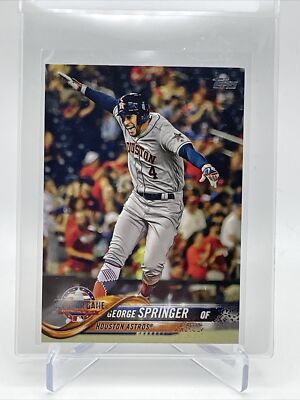 2018 Topps Update George Springer Baseball Card #US121 Mint FREE ...