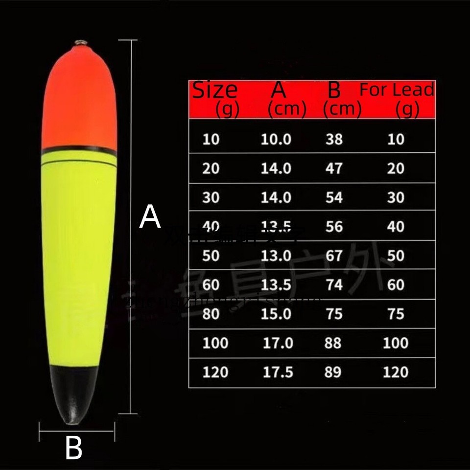 4Pcs/lot Fishing Slip Bobbers EVA Fish Slider Float Oval Floats 10g ...