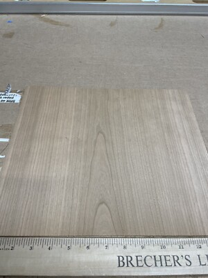Cherry wood veneer 14” x 12” on paper backer "A" grade quality 1/40th ...