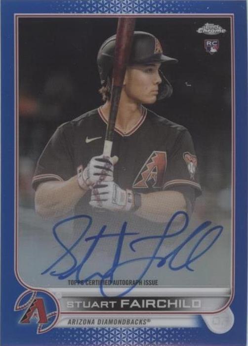 2022 Topps Chrome - Rookie Autographs Stuart Fairchild #RA-SF Blue ...